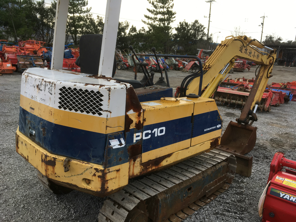 MINI EXCAVATOR/ KOMATSU/ PC10-6/ 20795/ 3163h – Used Farm Tractor.com