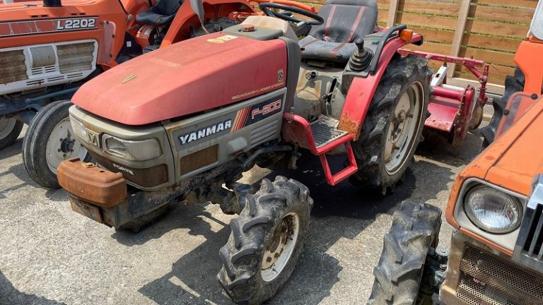 Tractor YANMAR/ F200D/ 07377/ 825h Used Farm Tractor.com YANMAR F200D 07377 japanese used ...